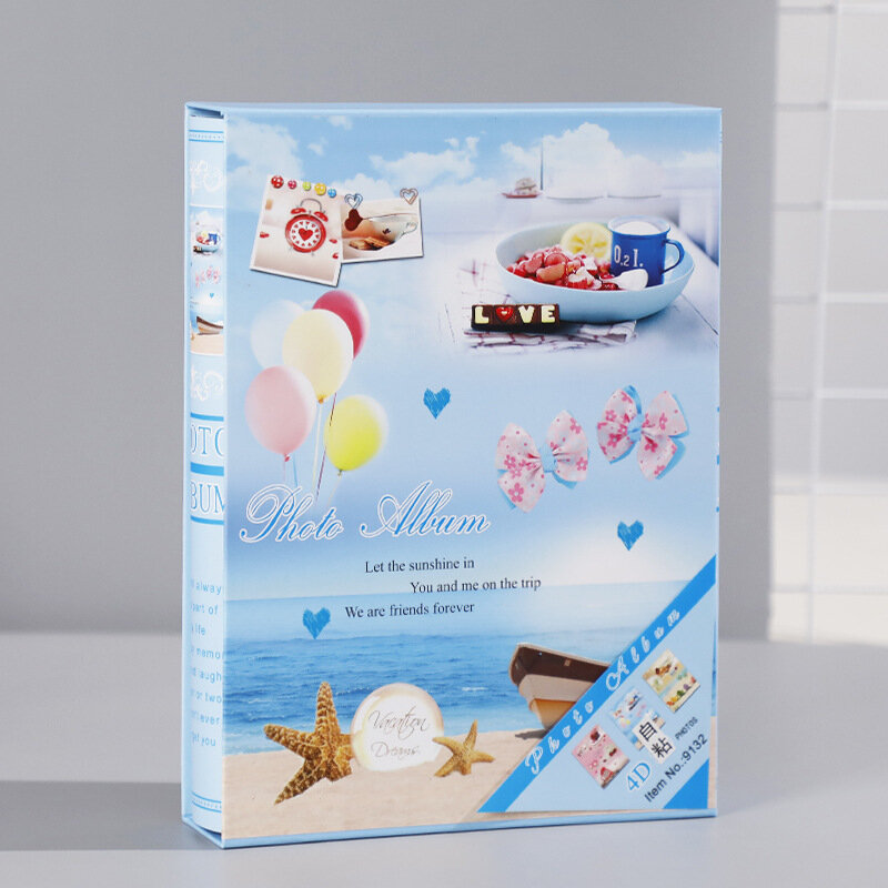 Альбом для фотографий своими руками, клеевой, ламинированный, коллекция фотографий, большой объем, фотостудия, детская фотокнига, альбом для хранения фотографий большого объема