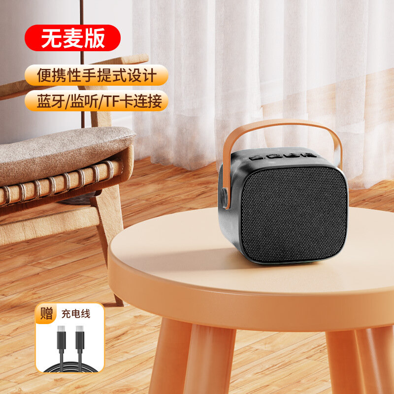 Комбо Bluetooth-динамик и караоке-микрофон для улицы, беспроводное пение, домашнее использование, мини-динамик с микрофоном для детей