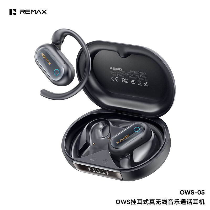 REMAX Новые OWS беспроводные наушники с Bluetooth, накладные, для музыки и спорта