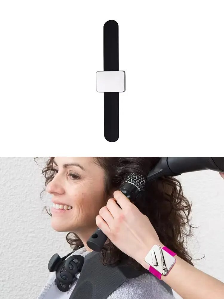 Магнитный держатель на руку для иголок, шпилек, невидимок, магнитная игольница на руку для портных и парикмахера