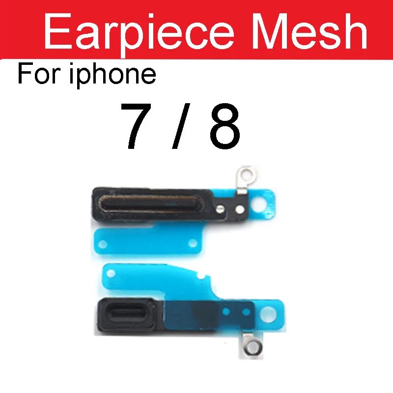 5 шт./лот ушной динамик Пылезащитная противопылевая сетка с кронштейном для iPhone 5 SE 5S 6S 6 7 8 Plus 11 Pro 12 Mini X XS Max XR For i7 8