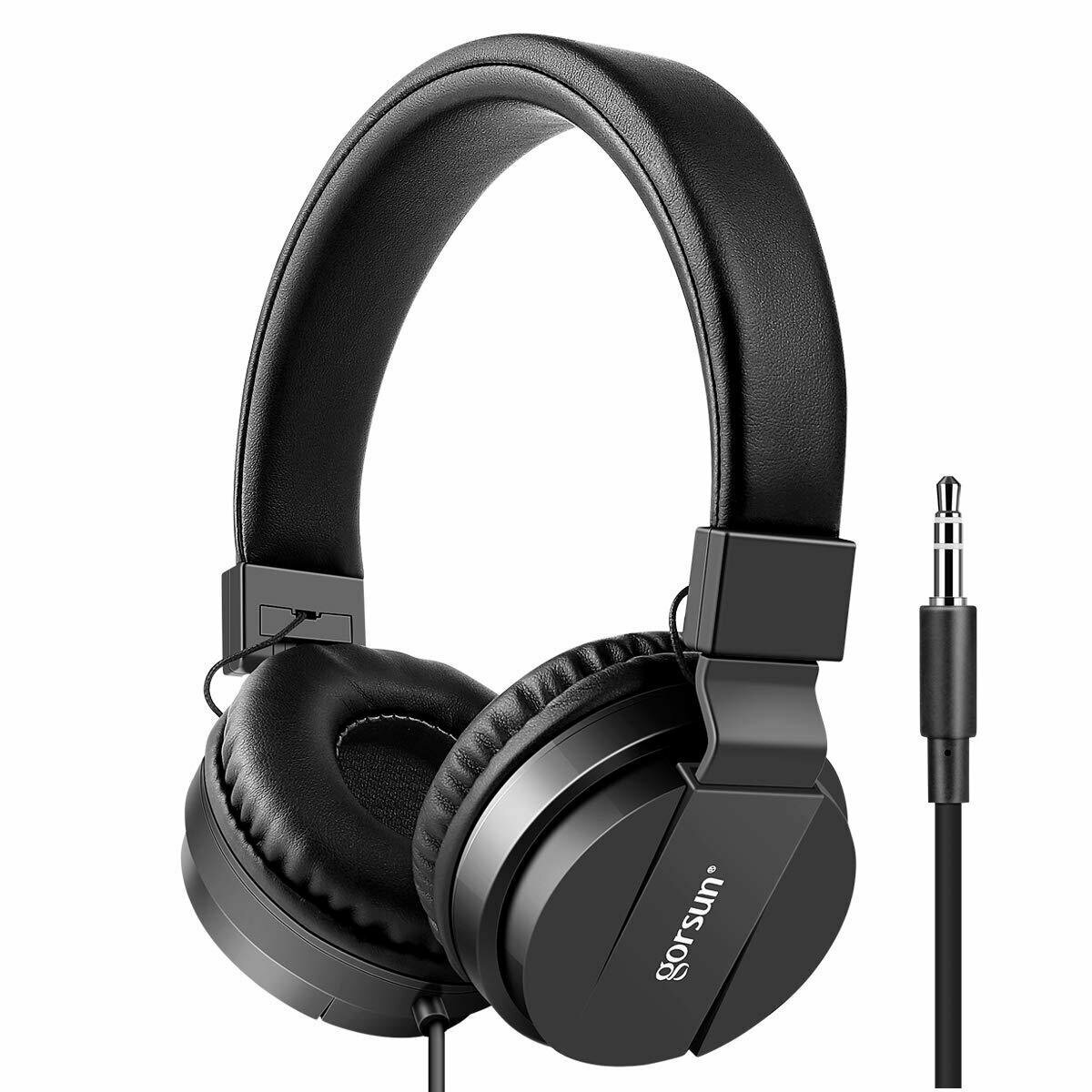 Высококачественные наушники с 3.5 мм разъемом, проводные, наушники для игр, черные, подходят для мобильных устройств и