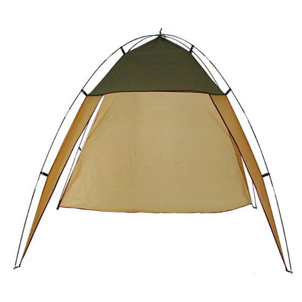 Outdoor Canopy Lightweight Camping Tent Beach Shade Awning с сумкой для переноски для кемпинга пикника рыбалки барбекю вечеринки в саду, Цвет: Синий / Бежевый(дополнительно), Материал: Полиэстерная ткань + Алюминий, Размер изделия: 2100 * 2300 * 1600мм/