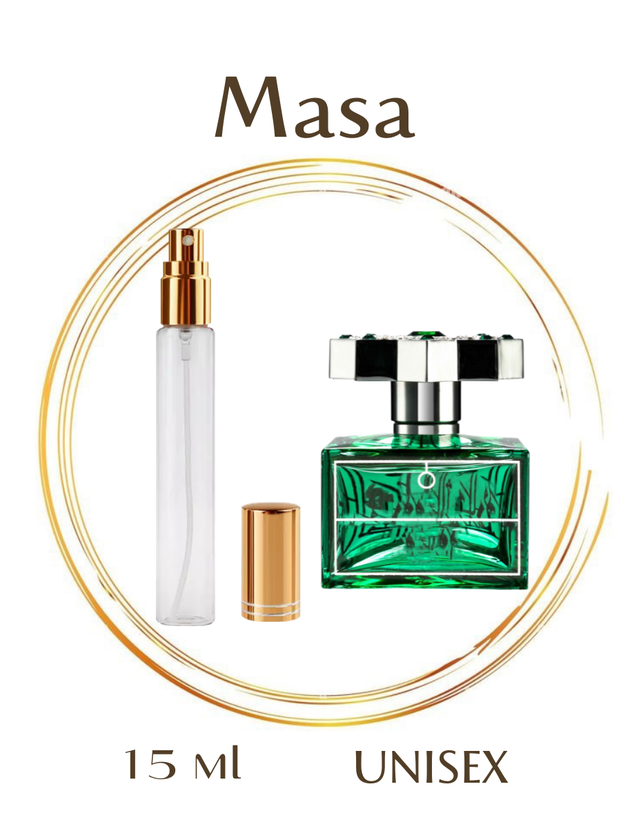 Духи парфюм Masa спрей 15 мл унисекс, древесные, цитрусовые ноты