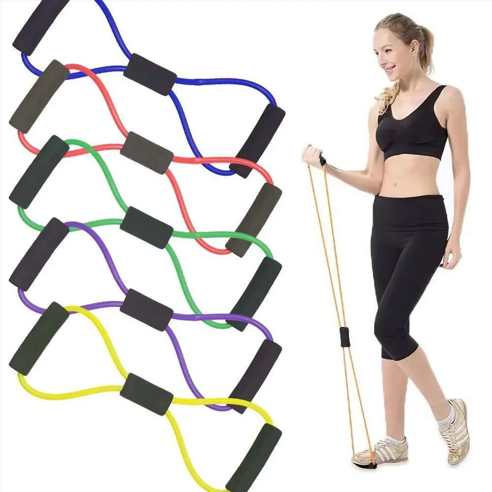 1 шт. Эластичная лента для йоги и фитнеса, резинка для тренировок, растяжка для груди, оборудование для тренажерного зала, эспандер для мышц