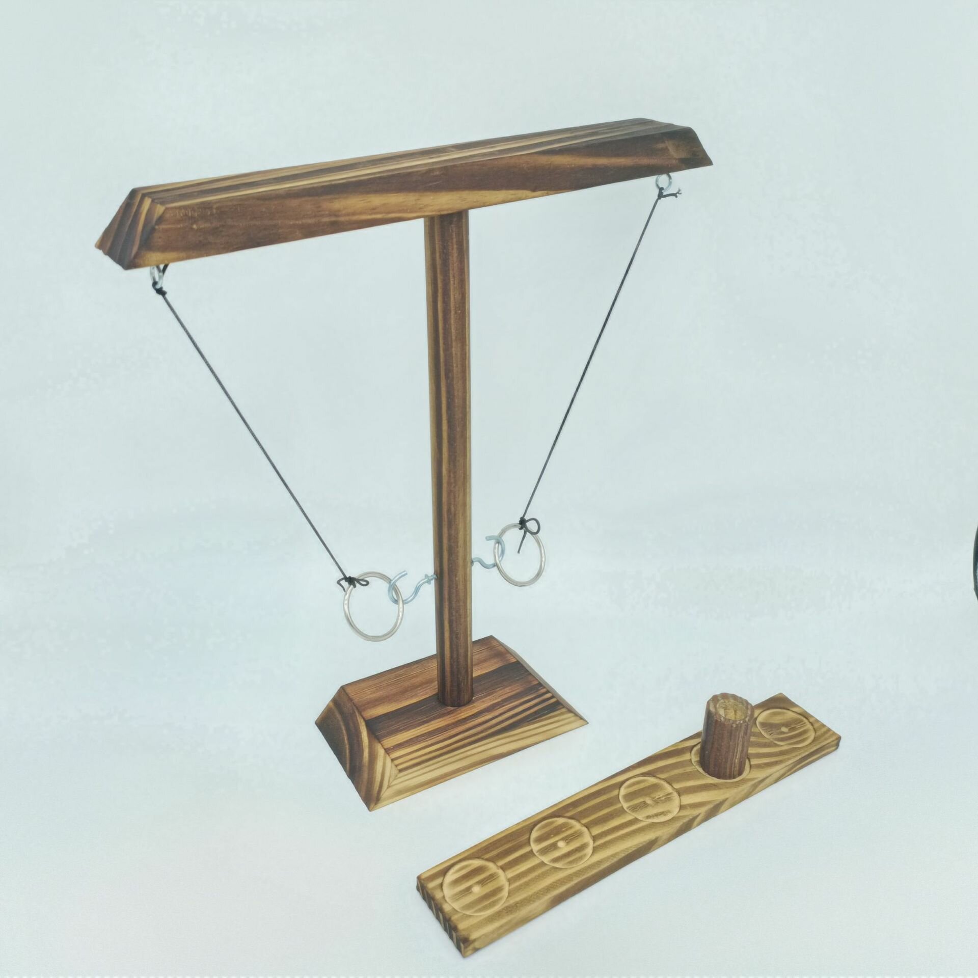 Игра в кольца, деревянная настольная боевая игрушка, новая крючковая игра в кольца