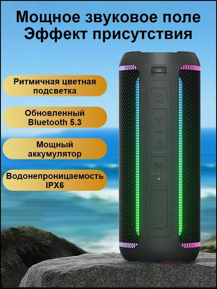 50W X30 Bluetooth-динамик, Портативная колонка, водонепроницаемая