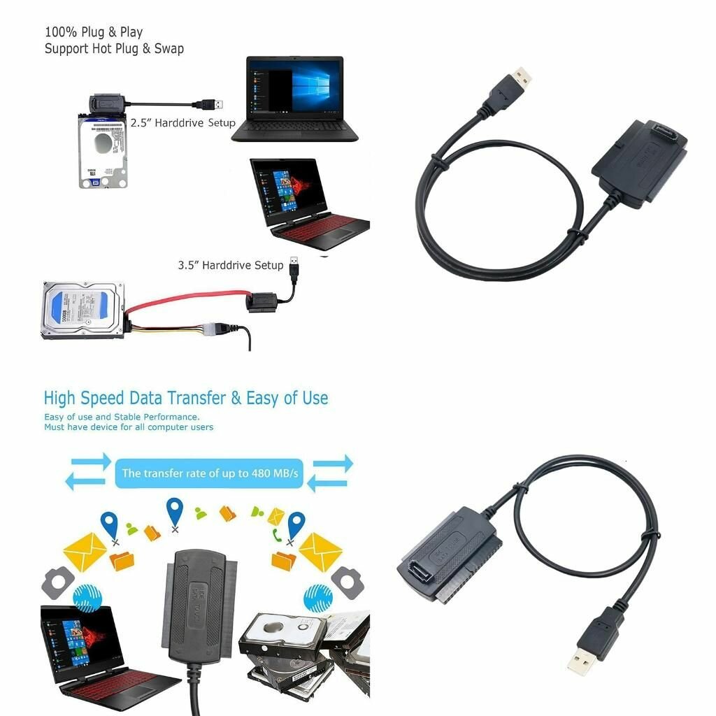 USB 2.0 to IDE адаптер — фото 1