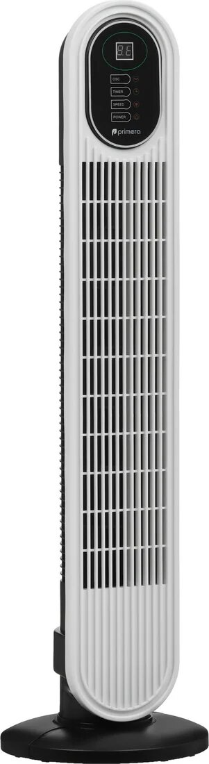 Колонный вентилятор Primera CFP-8001MR, 45 Вт, 3 скорости, управление сенсорное, таймер, пульт ДУ