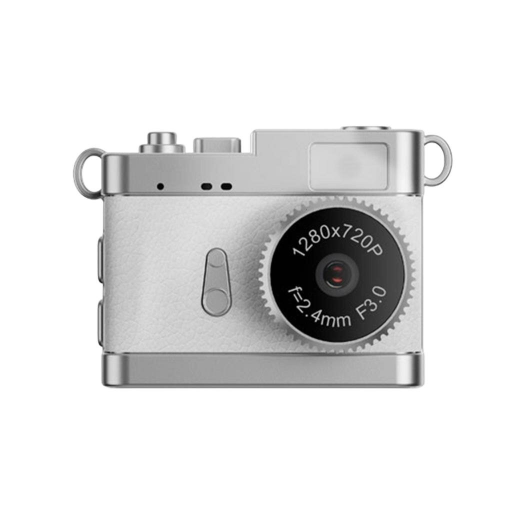 Мини-камера с IPS-экраном 0,96 дюйма и фильтрами, запись видео, Белый