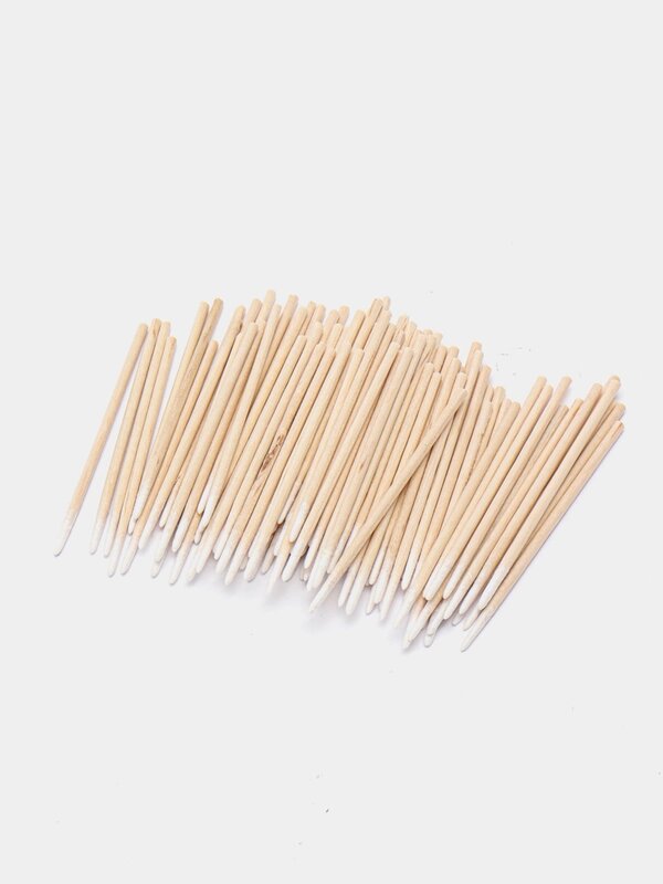 Деревянные ватные палочки, браши, микробраши, 100 штук