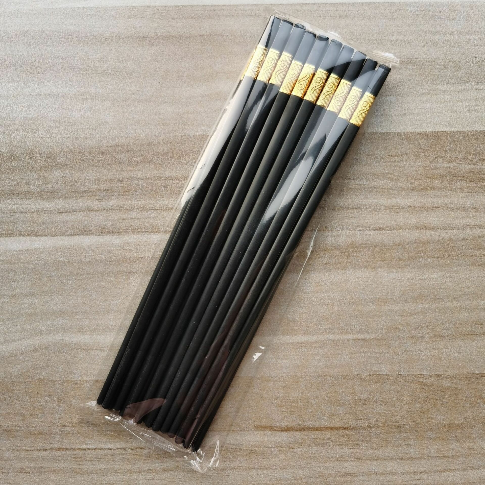 Набор из 10 пар палочек для еды из сплава, для отелей и домашнего использования, высококачественные, нескользящие, устойчивые к плесени, стерилизуемые палочки для еды