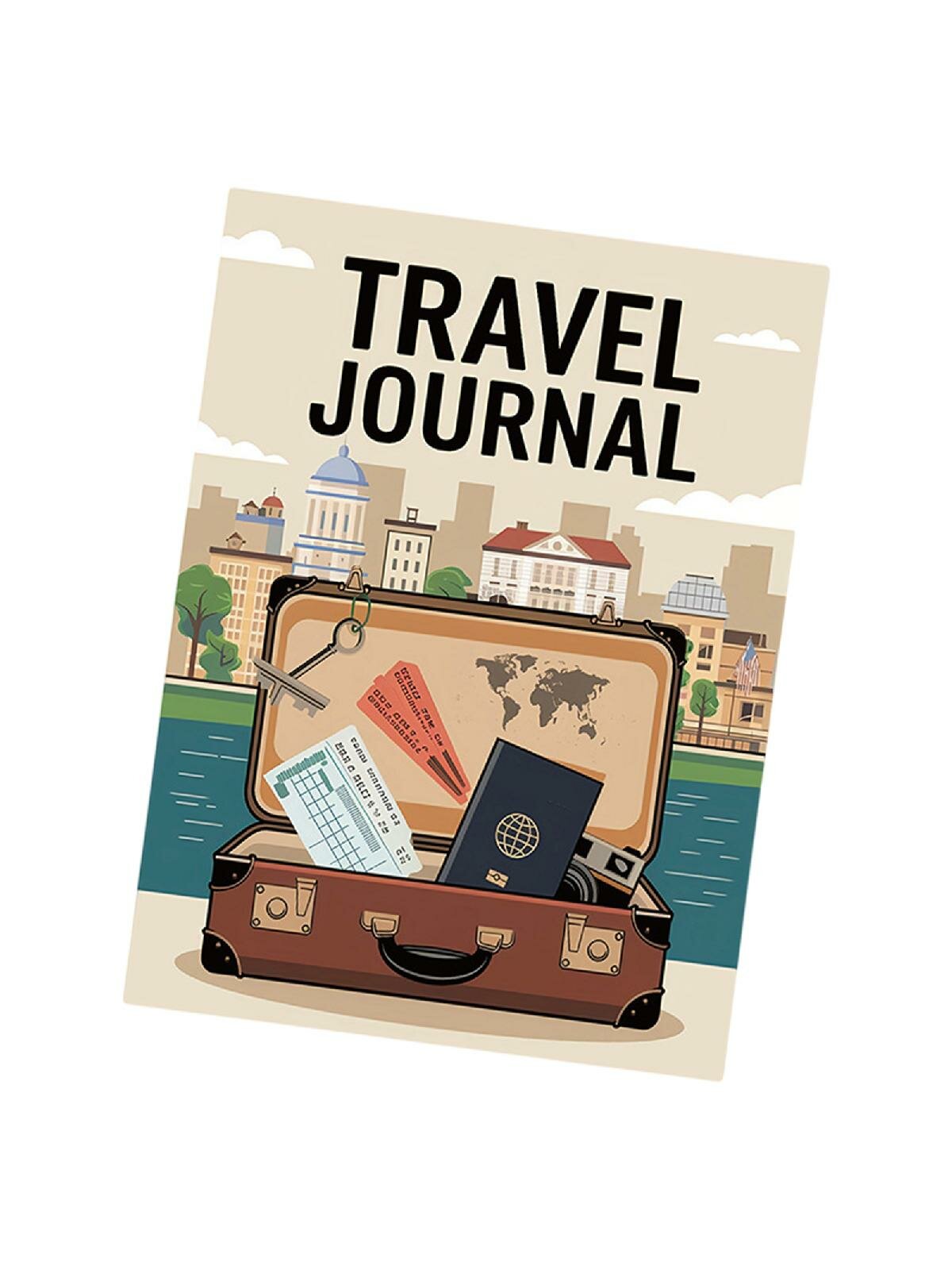 Дневник приключений на плотной бумаге, блокнот-планировщик путешествий для женщин и мужчин