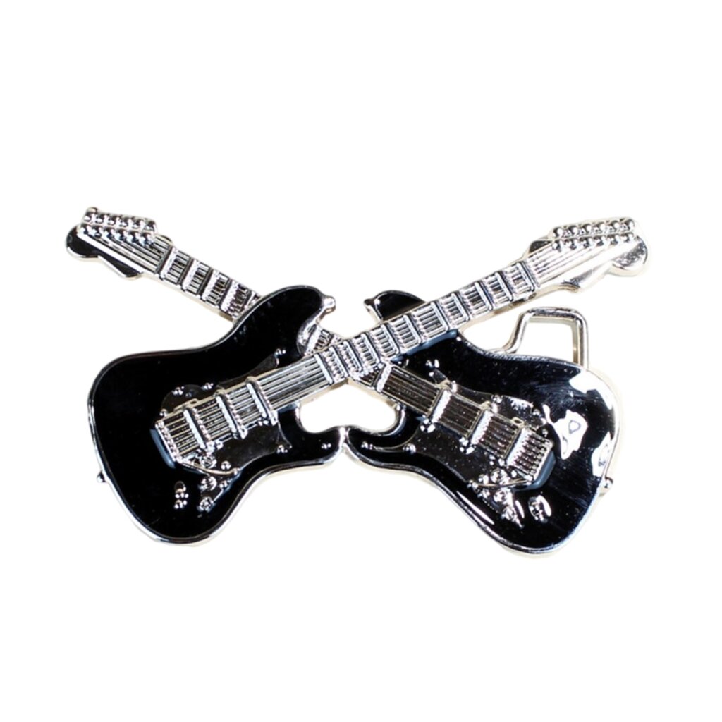 Guitar Belt Buckle Leather Metal Replacement Buckle for Father Leather Streetwear Replacement