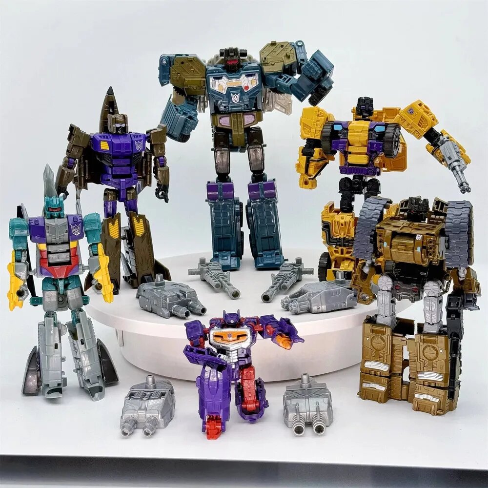 Трансформер HZX Defensor Bruticus Superion Devastator IDW 6в1 - Игрушка для мальчиков — фото 1