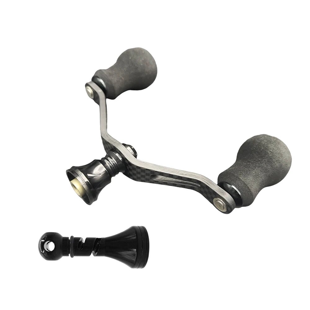 Спиннинговая катушка HUWIRO, двойная ручка, DAIWA black