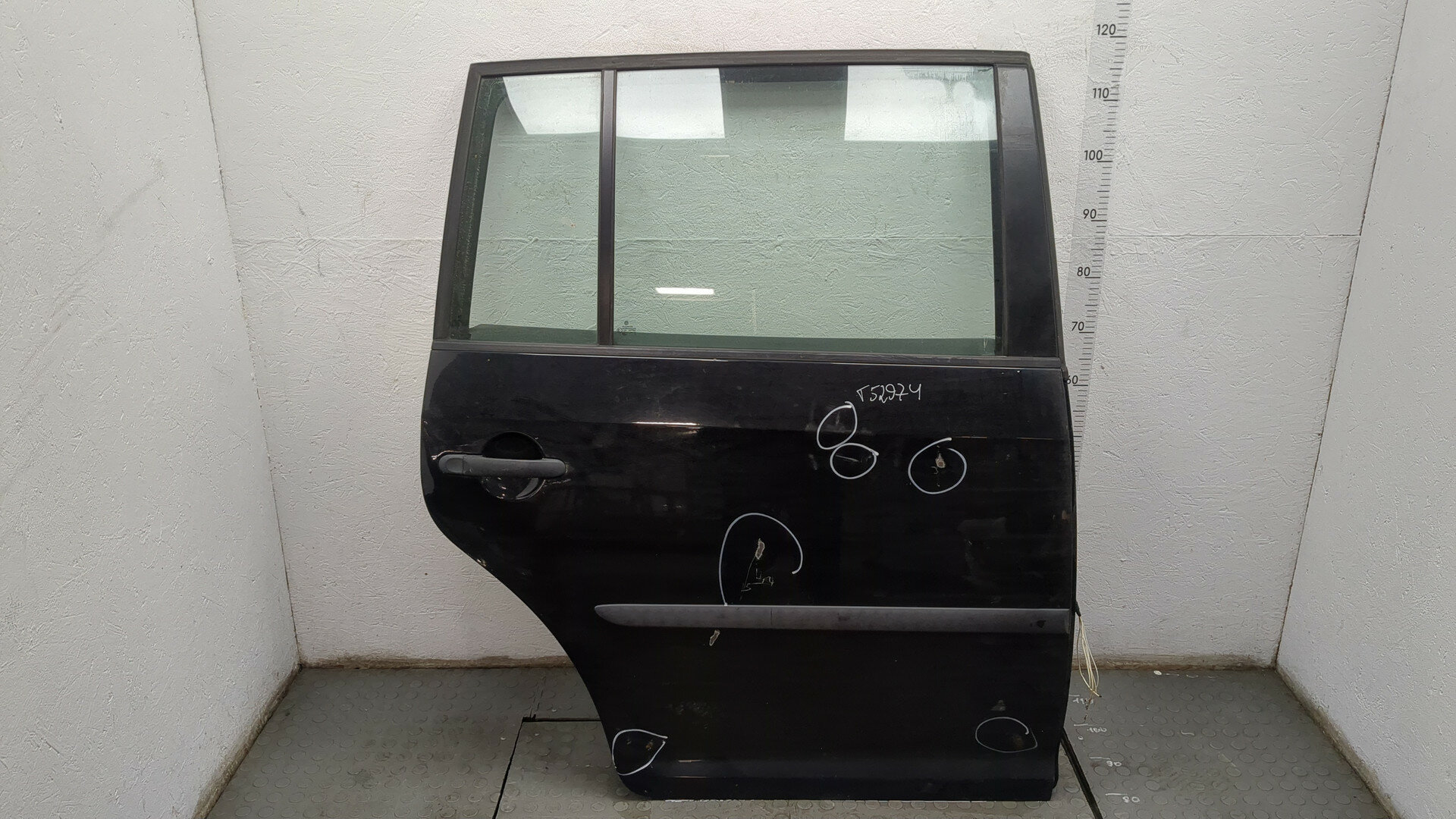 Дверь боковая (легковая) правая задняя Volkswagen Touran Б/У