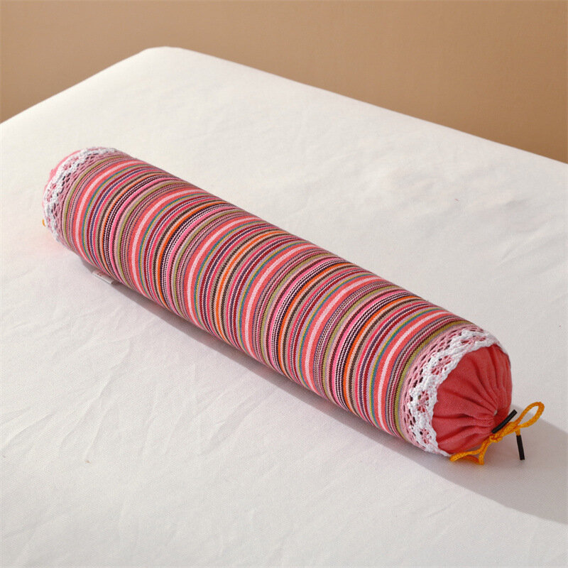 Подушка для шеи из гречихи, круглая подушка, цилиндрическая подушка для сна, специальная поддержка для шеи, подушка для поддержки шеи в виде конфеты