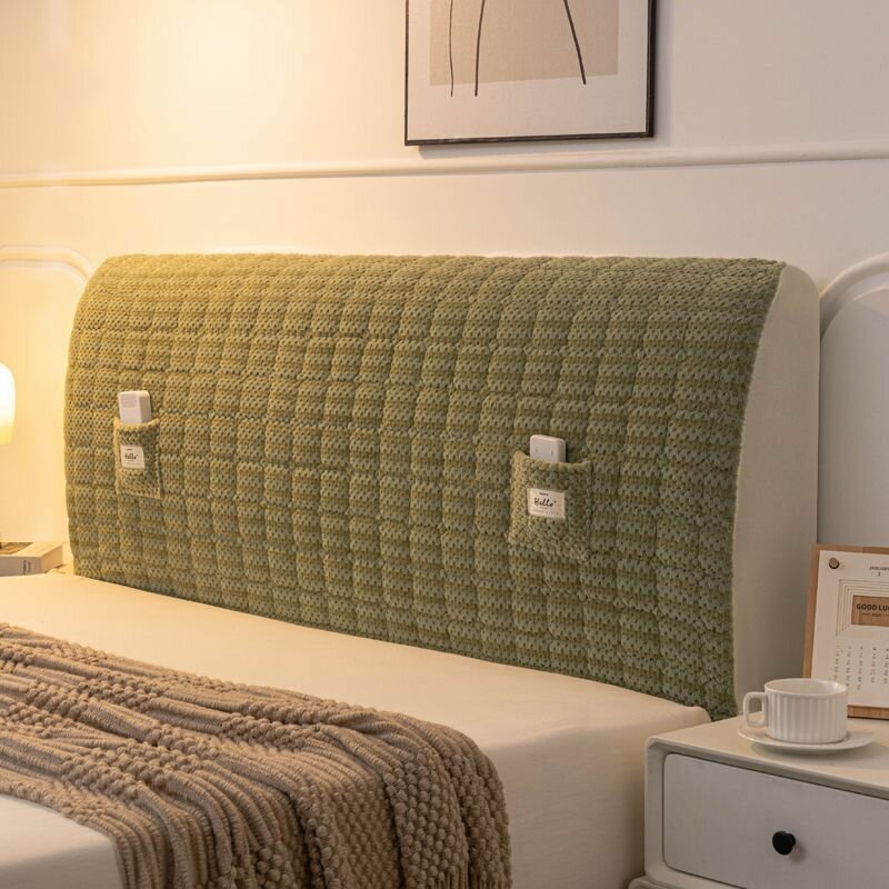 Горячая продажа SG Утолщенный флис Высококачественный защитник прикроватной тумбочки Деревянный мягкий чехол для спинки Полный чехол для прикроватной тумбочки Пылезащитный уродливый чехол