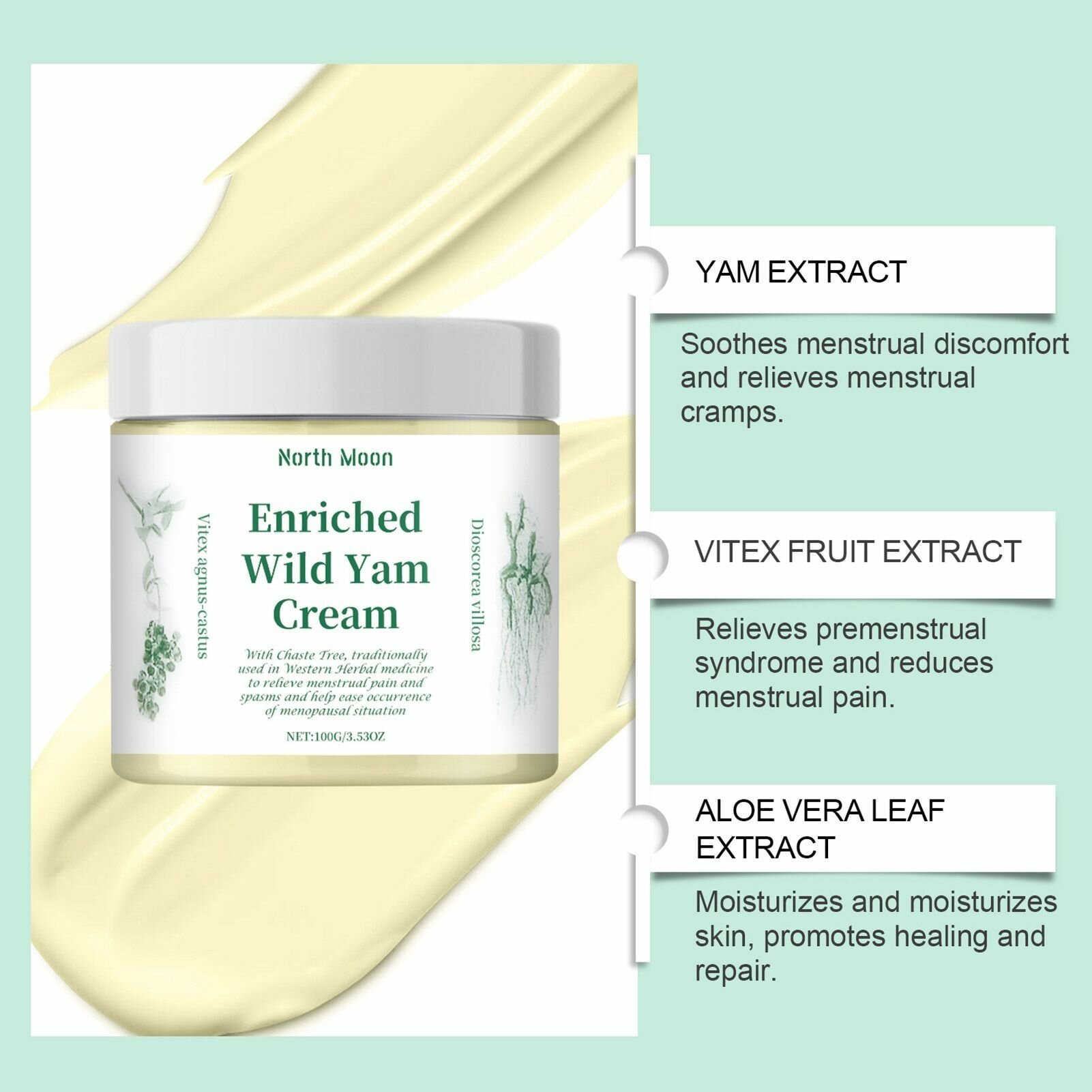 Эксклюзивный натуральный крем с диким ямсом для женщин