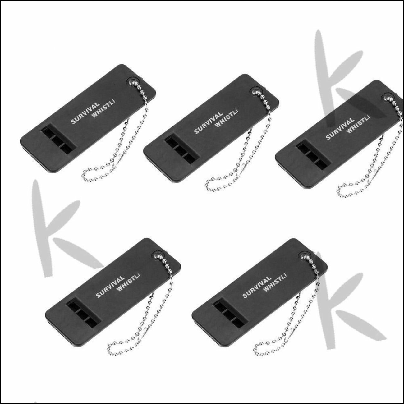 Очень громкий черный свисток для выживания и чрезвычайных ситуаций.