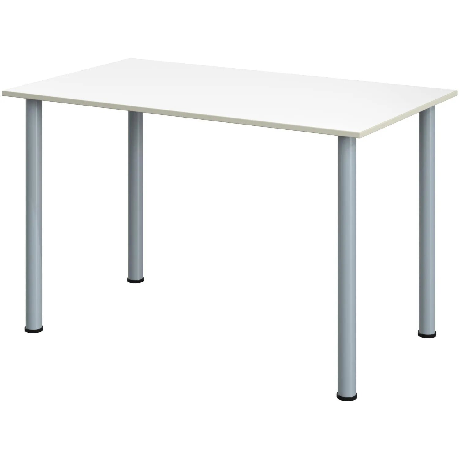 Стол обеденный Комус МДС 120х70 белый/серый
