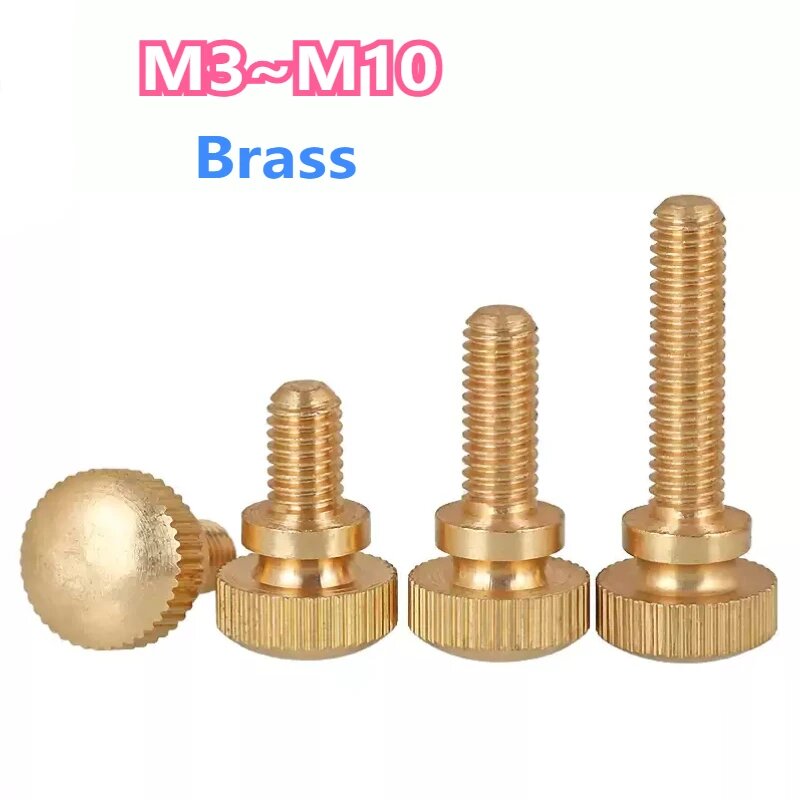 Латунные винты М3-М10 с высокой головкой M4(5pcs), 12mm