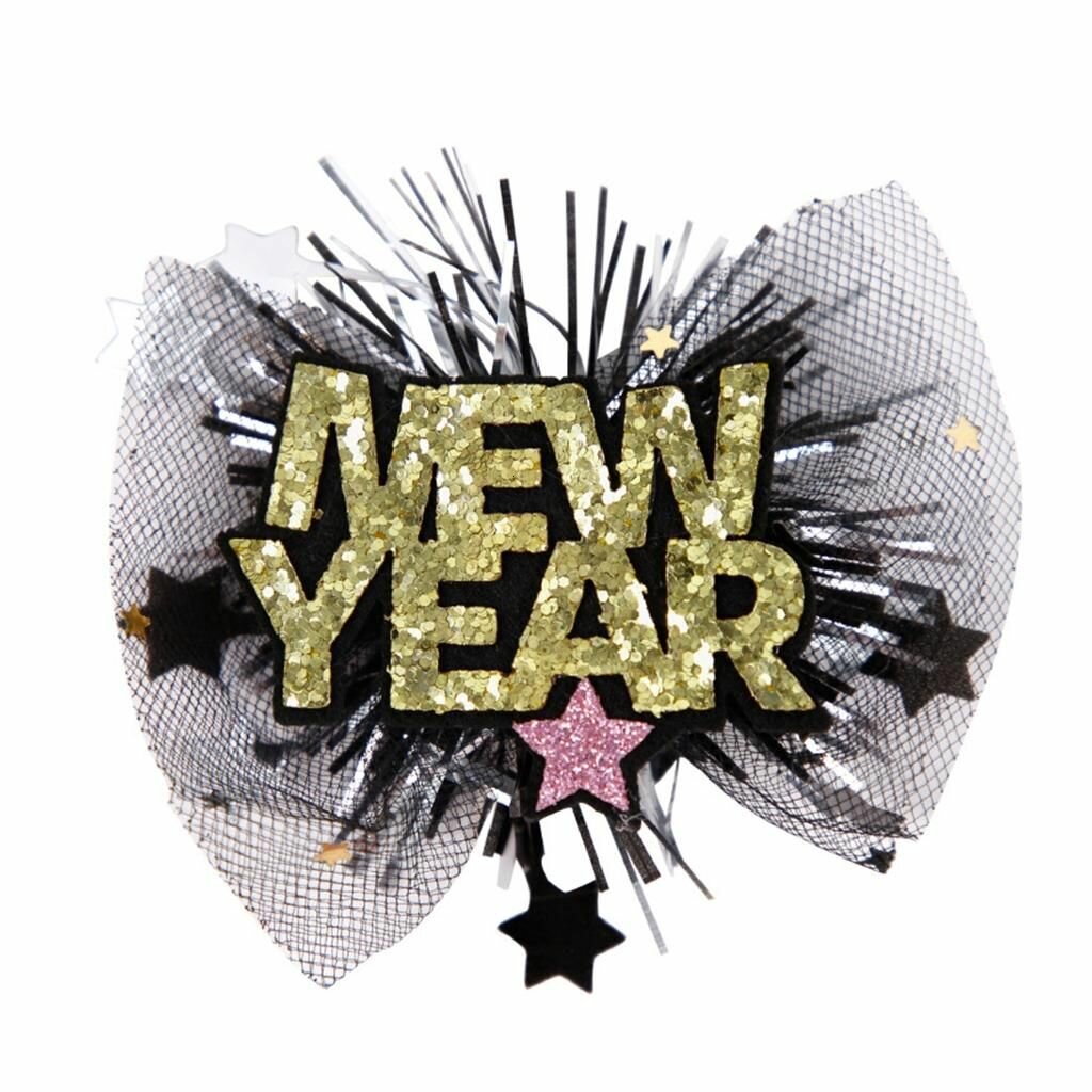 Блестящий аксессуар для волос, веселый цилиндр для вечеринок 2024, - Стиль письма