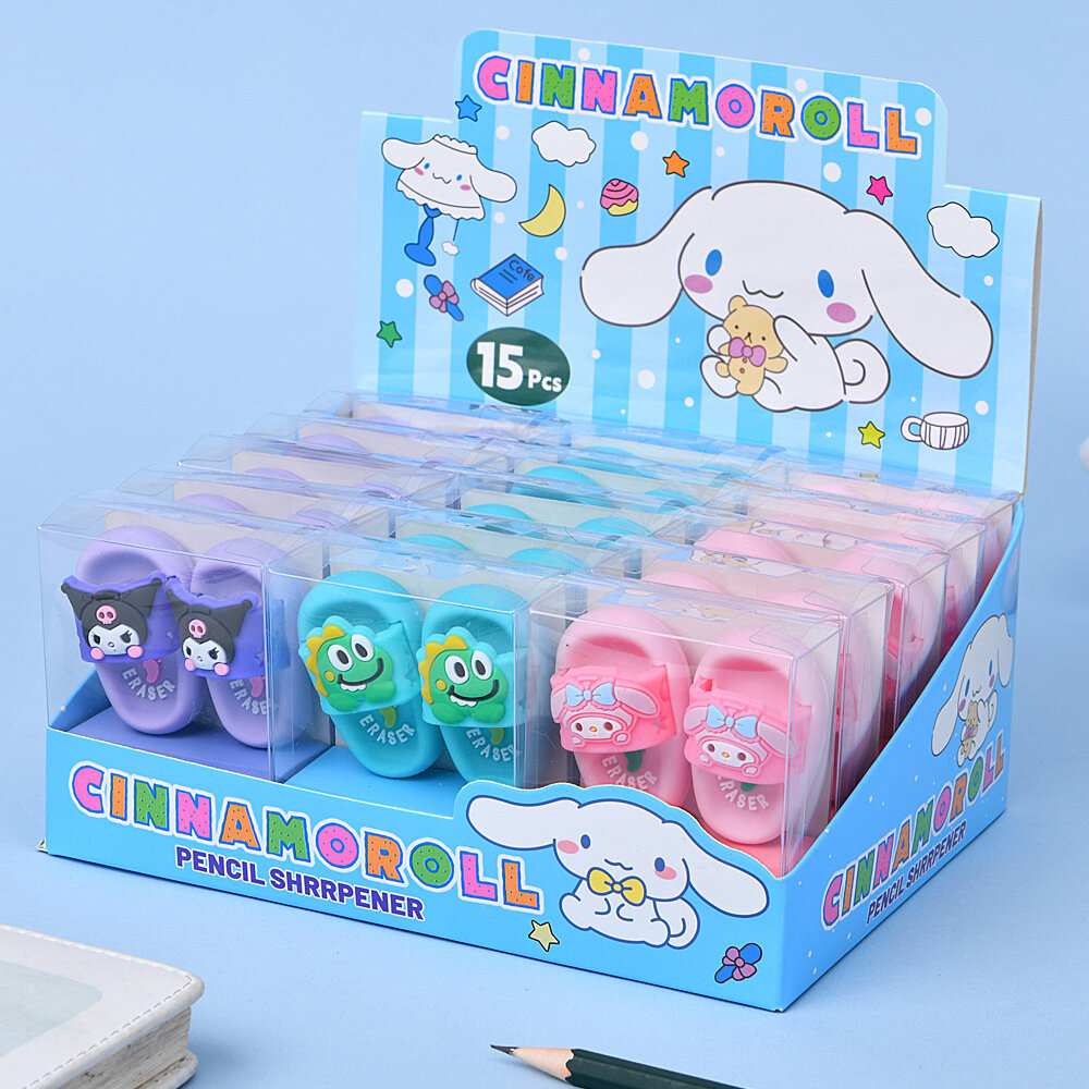 Милый креативный ластик без остатка, супер чистый, креативный ластик в виде тапочки, матовый, для мультфильмов, специальный ластик для учеников начальной школы