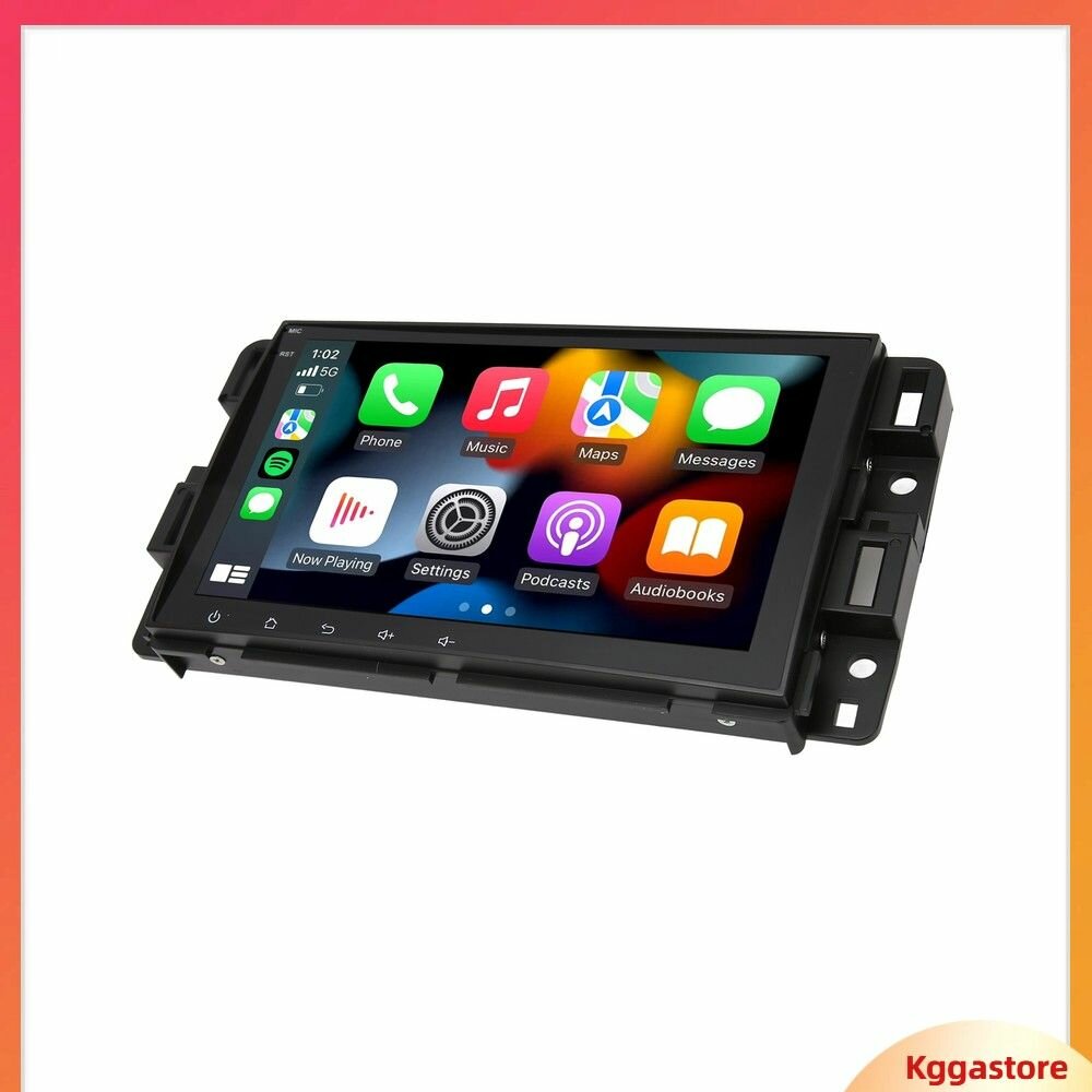 Автомобильная стереосистема Bluetooth, CarPlay/Android Auto, 8" IPS сенсорный экран, GPS навигация, Android 12