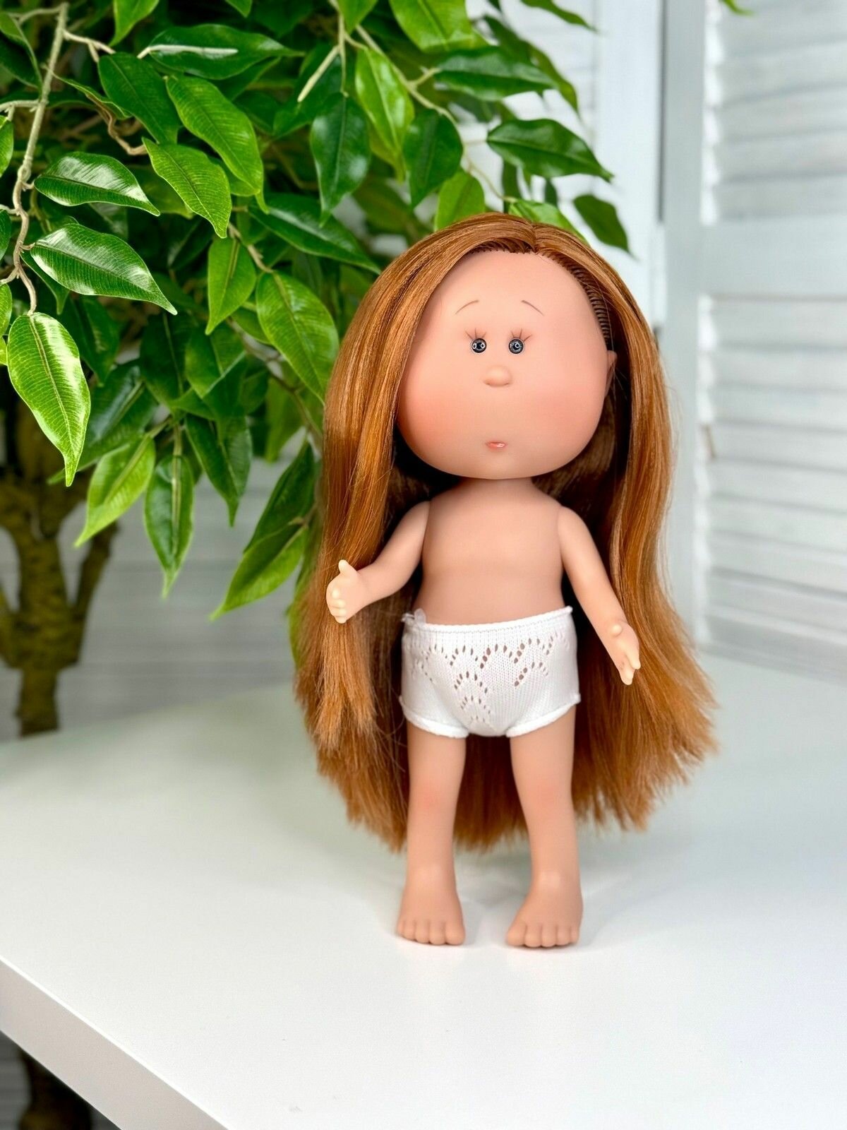 Кукла для девочки виниловая 30 см Мия без одежды (3000W6A2)