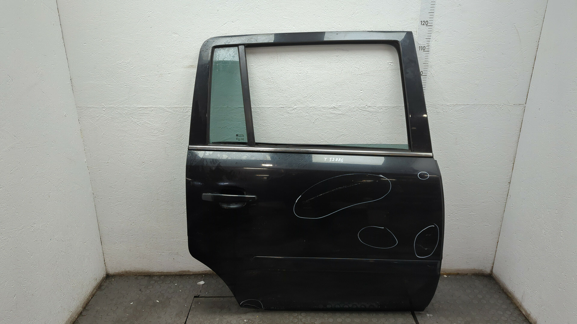 Дверь боковая (легковая) правая задняя Opel Zafira B Б/У