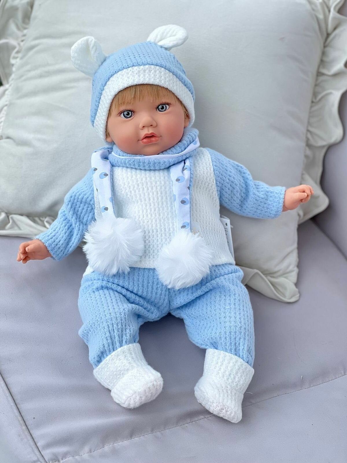 Кукла для девочки 45 см Тео мягконабивная (M790K)