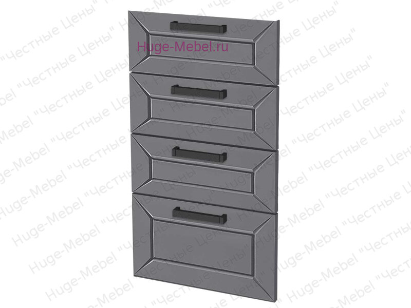 Кухонный фасад Ф-24 холст вулкан (Альфа) Huge Mebel . Ширина 396 Высота 698. Кухонные фасады