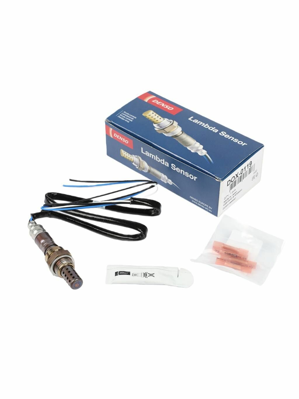 Лямбда-зонд DENSO DOX-0119 универсальный 4 контакта Nissan, Toyota