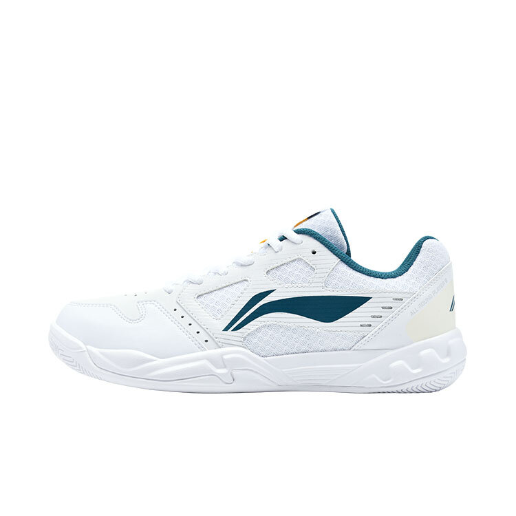 Бадминтонные кроссовки унисекс Li Ning Light Feather Low top белые зеленые 37 EU