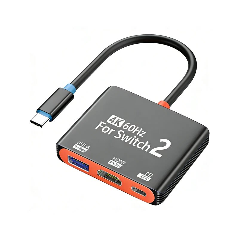 USB-C хаб для Switch 2/OLED 4K HDMI PD