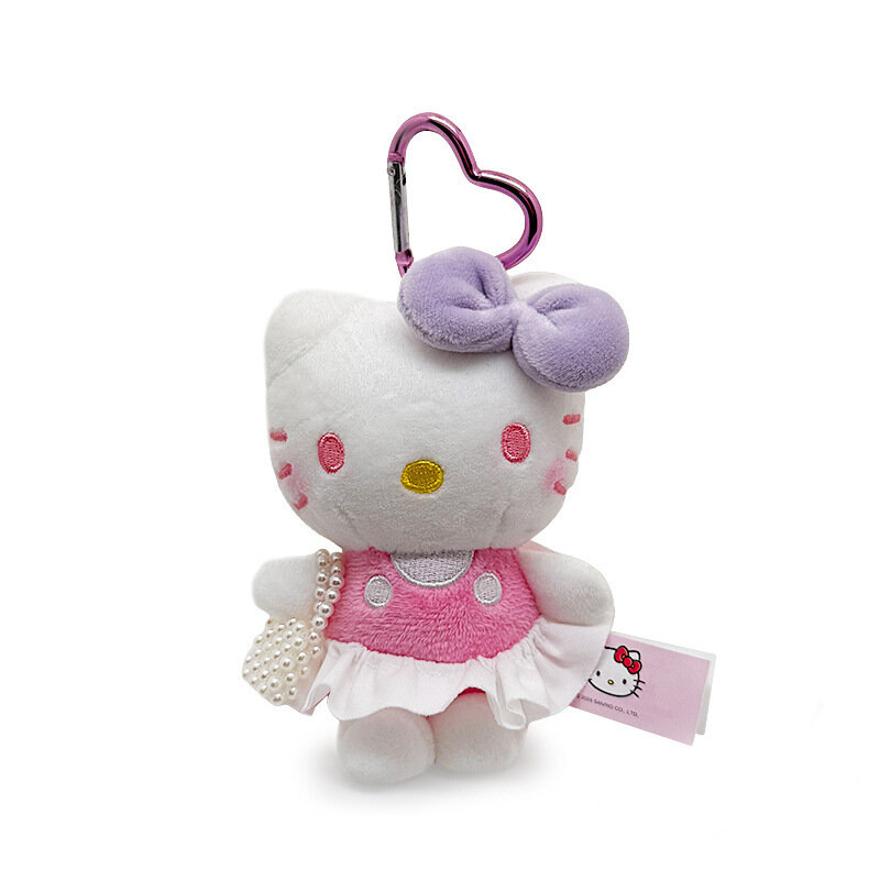 Подлинный подвеска для сумки Hello Kitty, рюкзак с котом Hello Kitty, маленькая декорация, школьная сумка, брелок, высококачественный вид