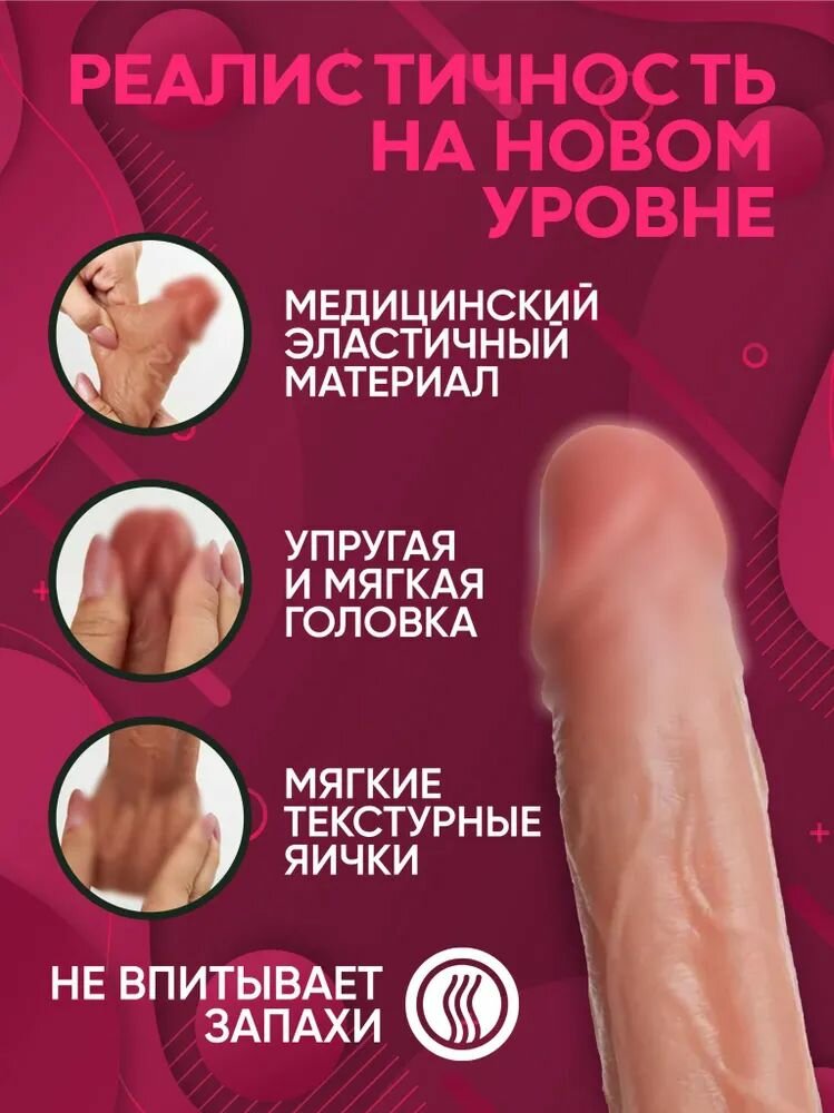 Фаллоимитатор, 21.1см — фото 1