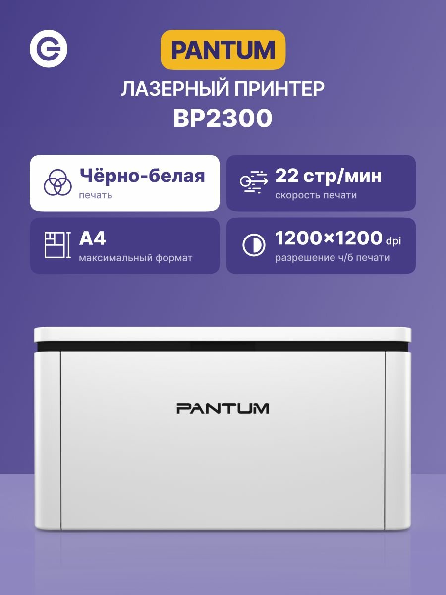 Принтер лазерный PANTUM BP2300 (BP2300)