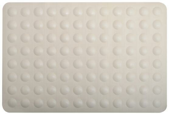 Оптовая продажа нескользящего коврика для ванной белого цвета, массажный коврик для душа, резиновый напольный коврик