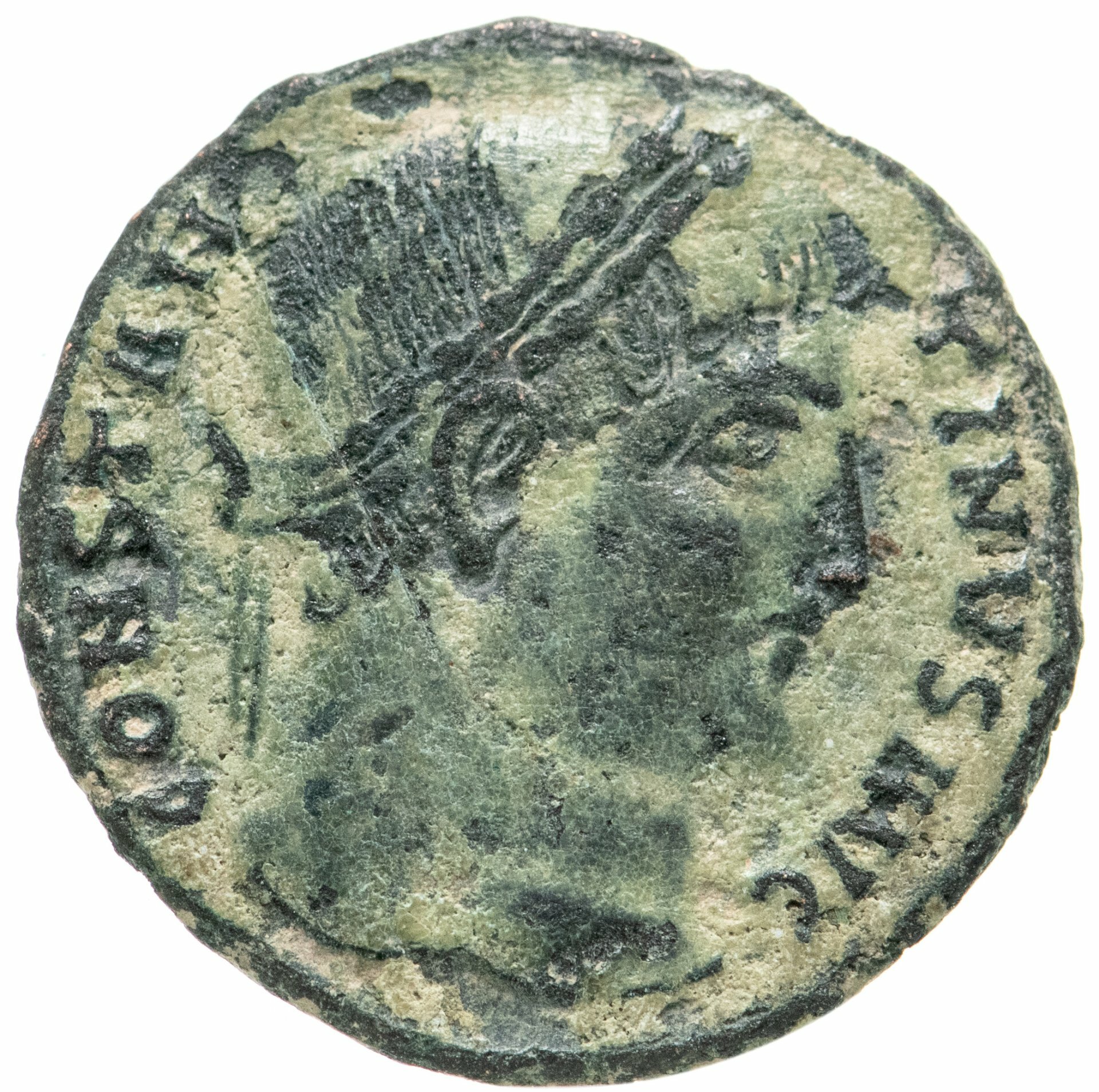 Римская империя, Константин I Великий, 307-337 годы, Нуммий Фессалоники, Медь, в сохранности VF