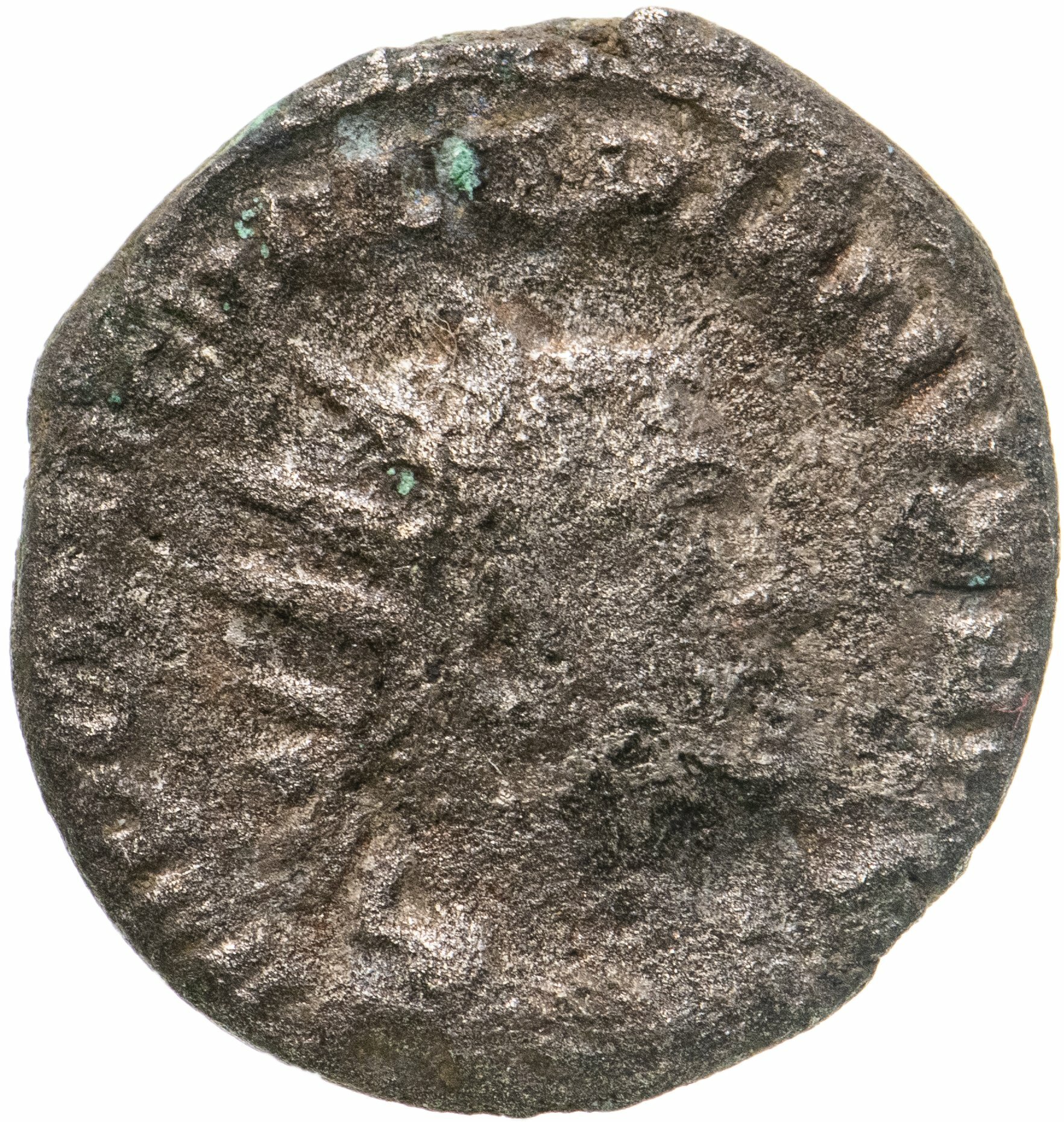 Римская Империя, Валериан I, 253-260 гг, антониниан реверс: Летиция стоит влево, в руке венок, в сохранности F-VF