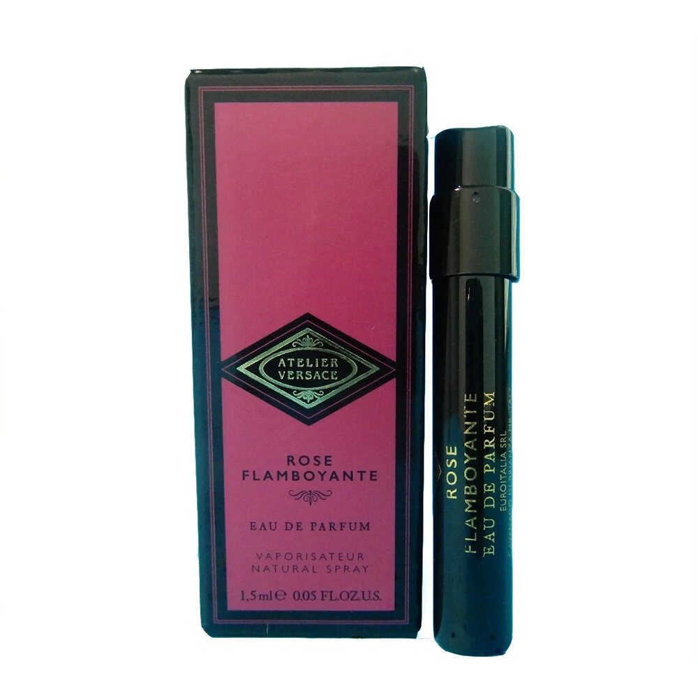 Парфюмерная вода Versace Rose Flamboyante миниатюра 1.5 мл / Пробник духов Версаче Розе Фламбоянте