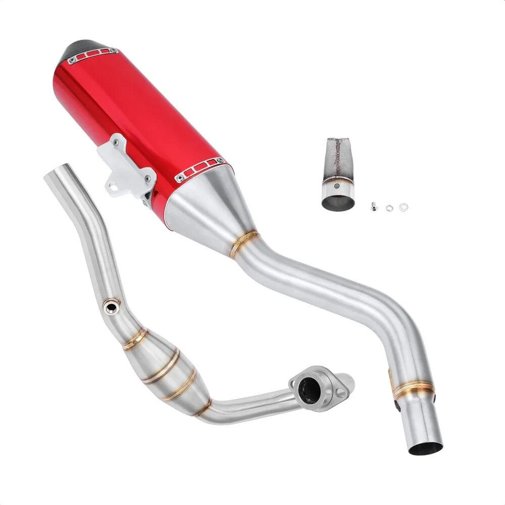 Мотоциклетный полный глушитель, перегородка, система выхлопной системы, глушитель для Honda CRF300L CRF300 CRF250L CRF250 CRF C