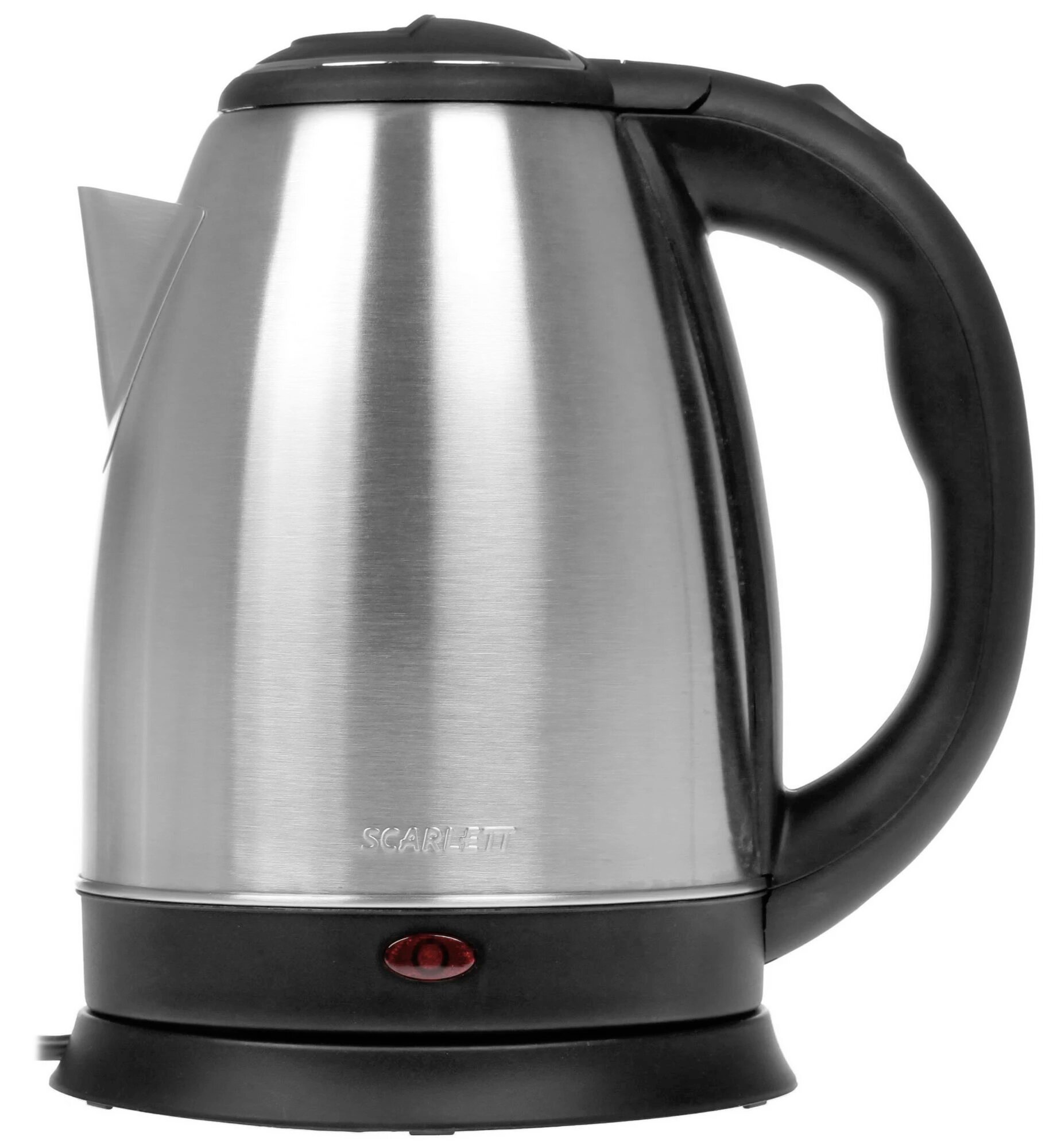 Электрочайник Scarlett SC-EK21S26, 2 л, нержавеющая сталь, блокировка включения, серебристый