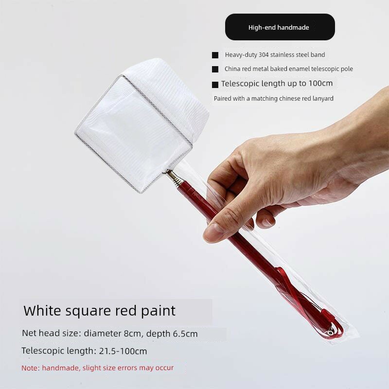 Сетка для аквариума для ловли рыбы, кристаллических креветок, бетт, зебриков, мелких рыбок, телескопическая трехмерная