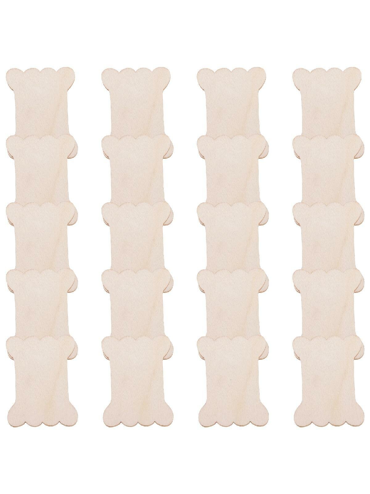 Деревянные катушки для ниток, 10 шт, длина 41 мм