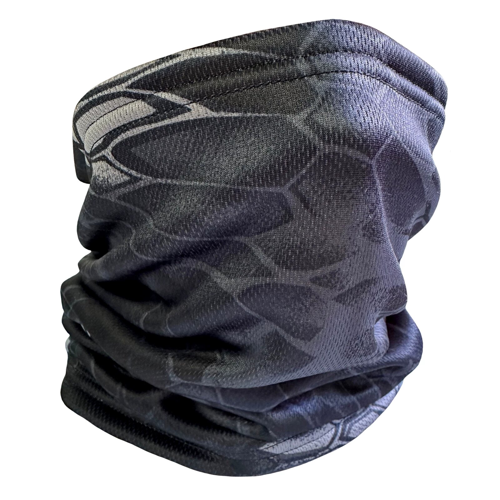 Зимний шарф-маска из флиса, утепленный, ветрозащитный, тактический, камуфляжный, для мужчин, новинка Черный пайеточный