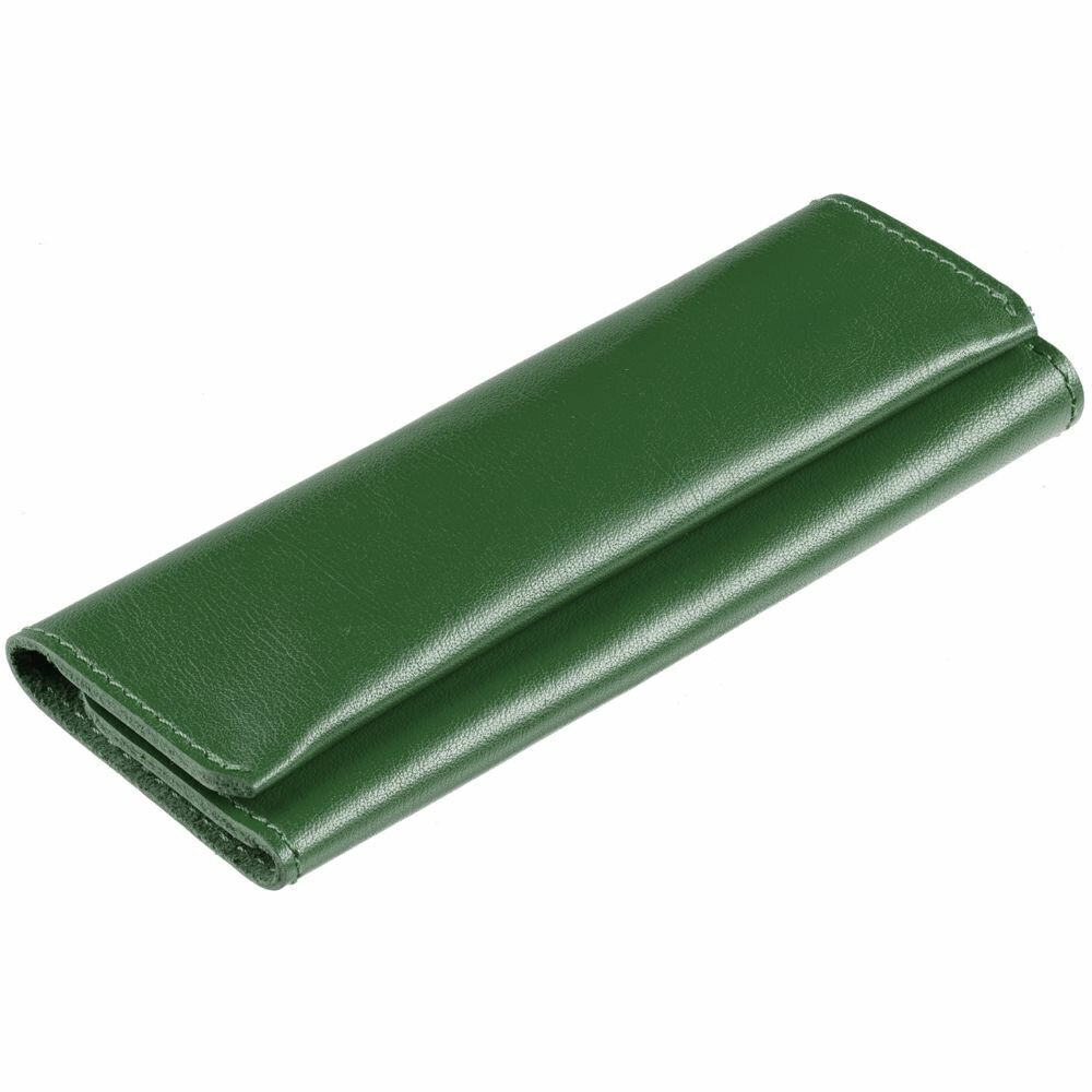 Ключница Apache, зеленая, натуральная кожа